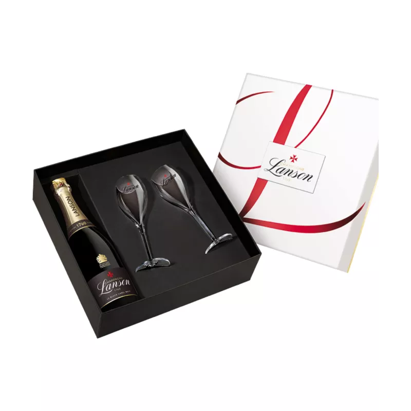 Lanson Black Label Champagne Box - Celebration and Elegance