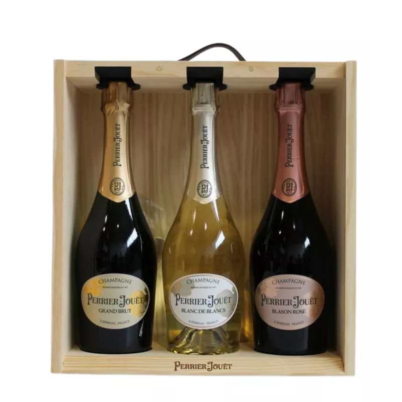 PERRIER-JOUËT champagne Gift Set 3 bottles